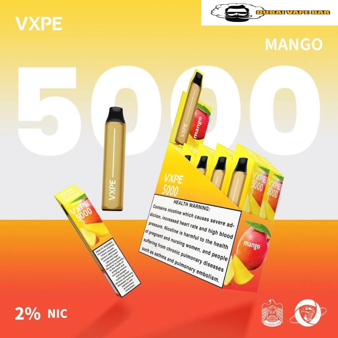VXPE DISPOSABLE VAPE 5000 PUFFS - Dubai Vape Bar