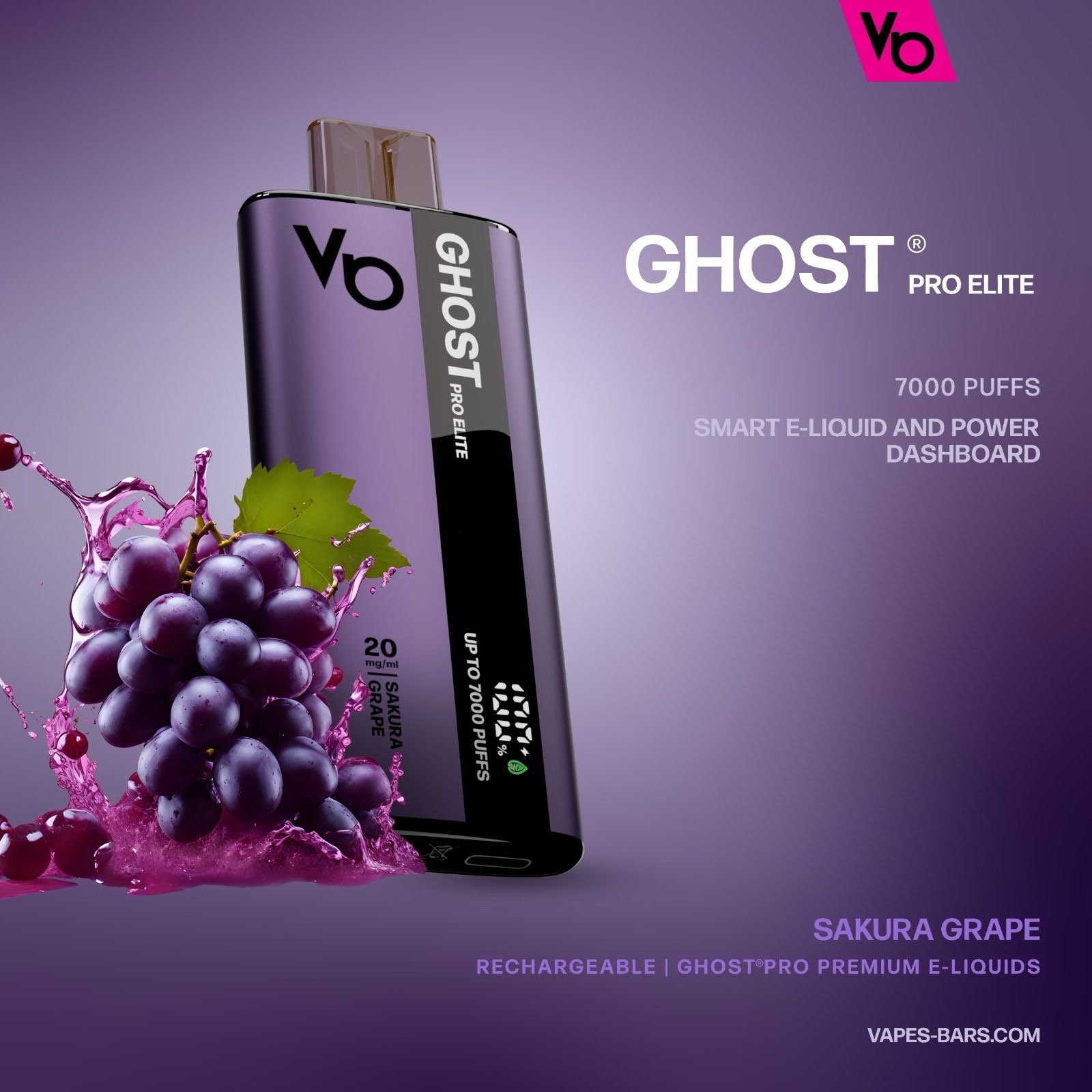 Vapes Bars Ghost Pro Elite 7000 Puffs Disposable Vape - Dubai Vape Bar