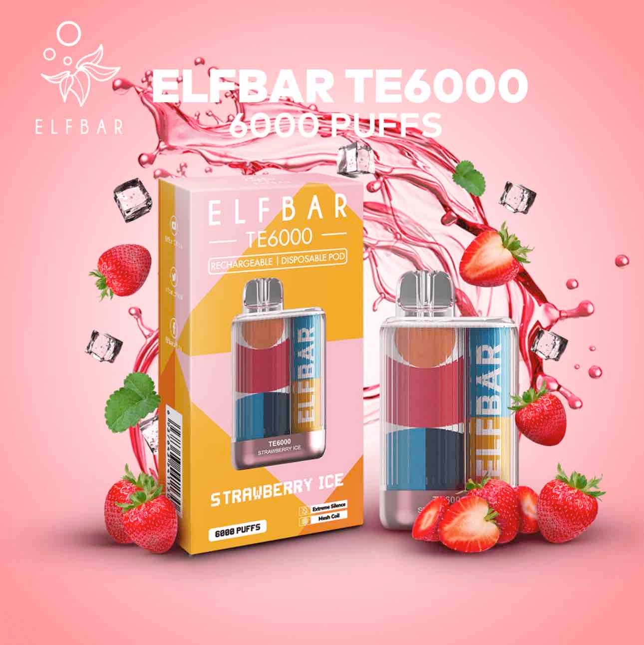 Elf Bar TE 6000 Disposable Pod - Dubai Vape Bar