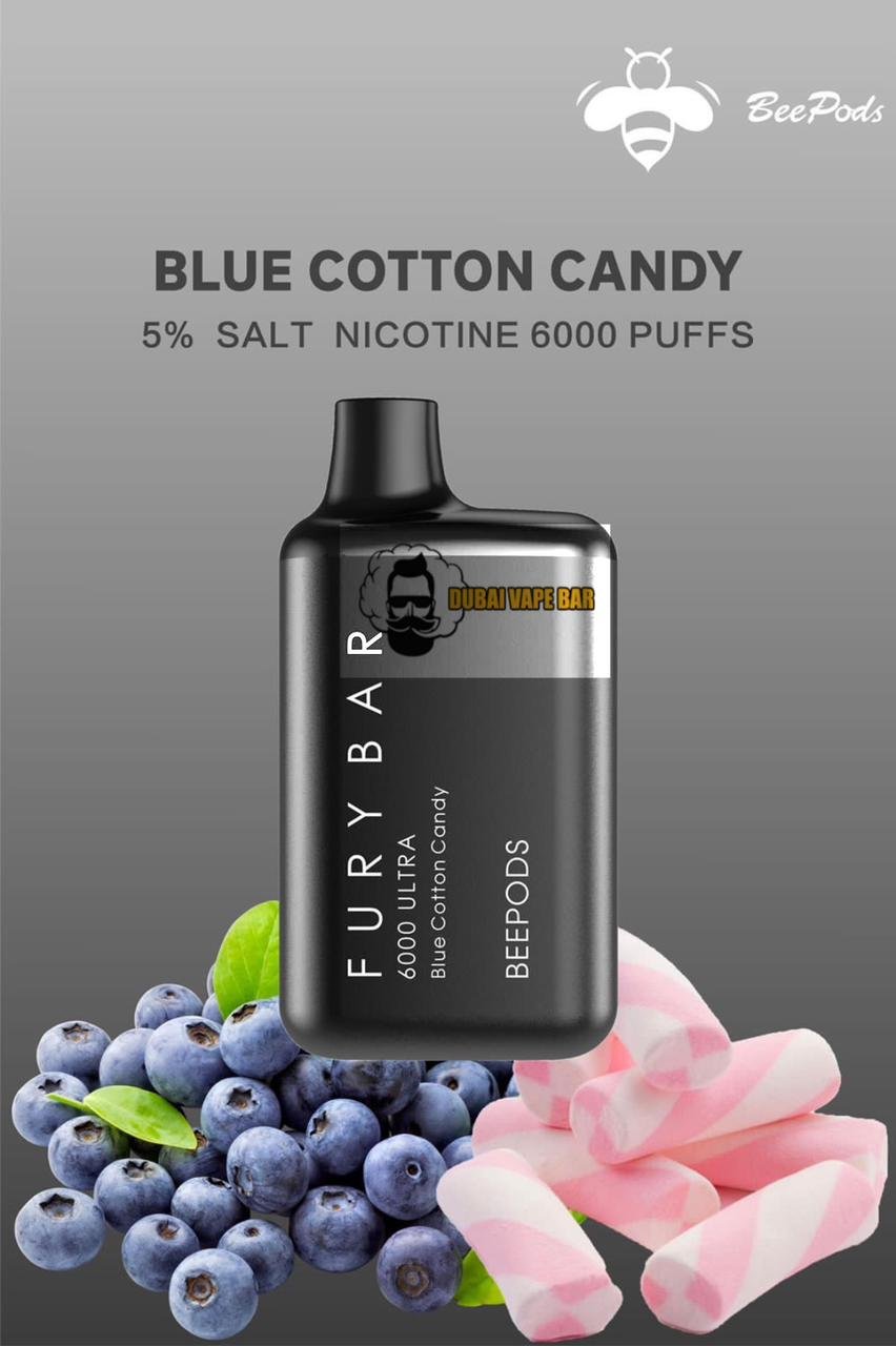 FURY BAR 6000 PUFFS DISPOSABLE VAPE IN UAE - Dubai Vape Bar